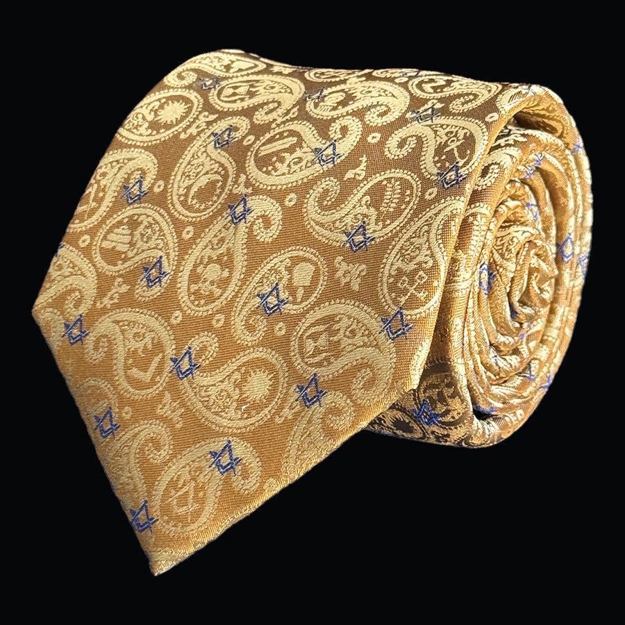 Craft Paisley Masonic Necktie – The Craftsman's Apron