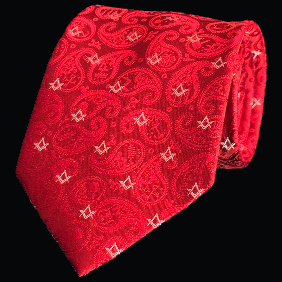 Craft Paisley Masonic Necktie – The Craftsman's Apron