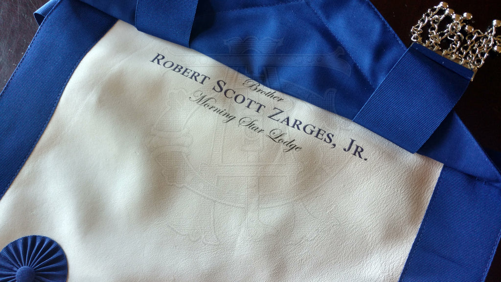 Massachusetts Regulation Master Mason Apron – The Craftsman's Apron
